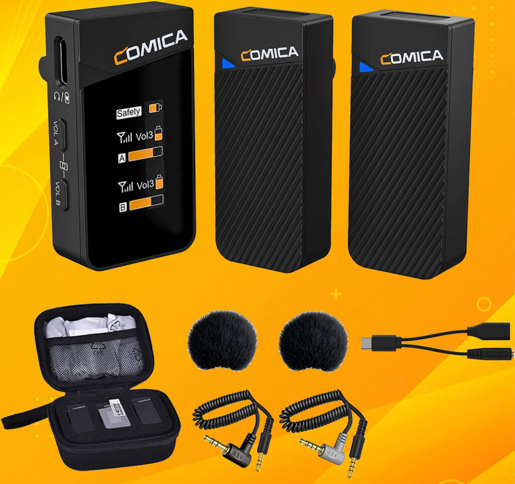 Mic Thu Âm Không Dây Comica Vimo C2 - Thiết bị máy ảnh